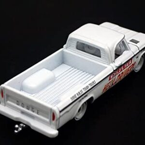 1966 Dodge D-100 Pickup Truck, White - Greenlight 30331/48-1/64 Scale Diecast Car