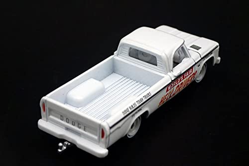 1966 Dodge D-100 Pickup Truck, White - Greenlight 30331/48-1/64 Scale Diecast Car