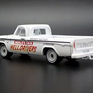 1966 Dodge D-100 Pickup Truck, White - Greenlight 30331/48-1/64 Scale Diecast Car