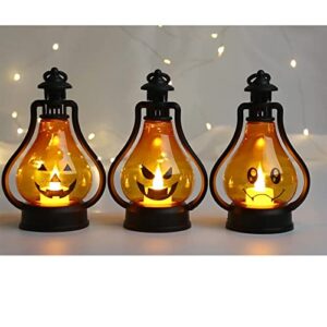 3 PCS Halloween Pumpkin Lamp, LED Lights Pumpkin, Decorations Indoor and Outdoor Yard Garden Lawn Party (3 PCS)