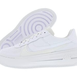 Nike Women's Air Force One PLT.AF.ORM Sneakers, White/White/Summit White, 7