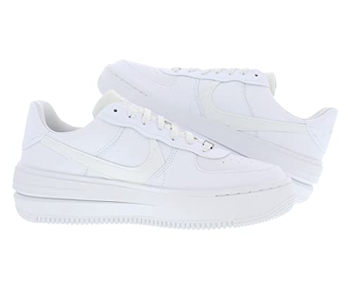 Nike Women's Air Force One PLT.AF.ORM Sneakers, White/White/Summit White, 7