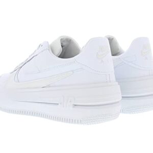 Nike Women's Air Force One PLT.AF.ORM Sneakers, White/White/Summit White, 7