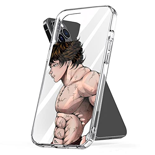 Phone Case Compatible with iPhone Samsung Galaxy Baki 6 The Xr Grappler X : S21 Baki 13 Hanma 8 Fanart 7 11 12 Pro Max Se 2020 S10 S20 Waterproof Accessories Scratch Transparent