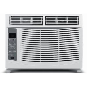 arctic wind 2aw6000da white 6,000 115v air conditioner & dehumidifier with remote control, window ac unit for apartment, dorm, small rooms up to 250 sq. ft, 6000 btu