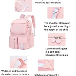 ETAISHOW Kawaii Girls Backpack for School Aesthetic School Bag Bookbag for Elementary Students