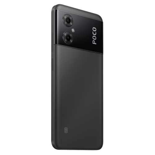 Xiaomi Poco M4 5G 4G LTE (64GB + 4GB) Global Version Unlocked 6.58" 5000mAh 13MP Dual Camera (USA Market Tmobile/Mint/Tello) + (w/Fast Car Charger Bundle) (Power Black)