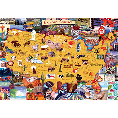 Kodak Premium Jigsaw Puzzle 1500pc Explore America