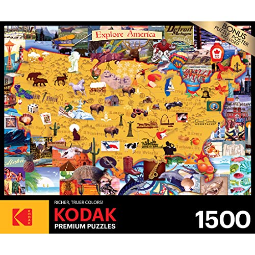 Kodak Premium Jigsaw Puzzle 1500pc Explore America