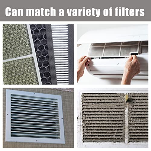 QLMM66 Carbon Fabric Filter 16" x 48" x 0.12" (1 Pack) Replacement Activated Charcoal Hepa AC Vent Filter Carbon Air Pre Filter Fabric Sheet Carbon Pad