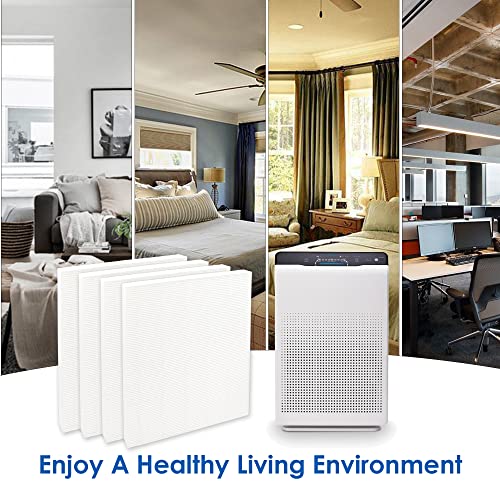 Flintar 115115 True HEPA Filter A, Compatible with Winix Air Purifier C535, 5300, 6300, P300, H13 Grade True HEPA Replacement Filters (4 HEPA Filters)