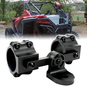 royalparts utv flag mount whip light mount bracket for 1.75 to 2 inch roll bar 2 pcs heavy duty adjustable compatible with polaris rzr 900 1000 xp pro turbo can am maverick commander