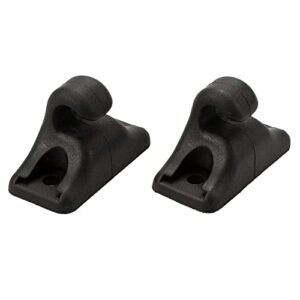 rlb-hilon sun visor clip 94473143900 compatible with porsche 924 944 968, sun visor retainer clip, black color, 2pcs