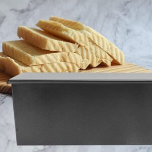 Luxshiny Kitchen Baking Supply Brioche Bread Loaf Pan with Cover Toast Bread Molds Toast Baking Pan Molds Cakes Breads Toast Box Kitchen Bakeware Supplies (900g) Baking Molds Toast Baking Molds