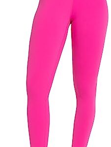 Sunzel Workout Leggings for Women, Squat Proof High Waisted Yoga Pants 4 Way Stretch, Buttery Soft, Hot Pink, Small