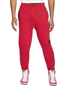 jordan jumpman men's fleece pants (large, mystic hibiscus/black)