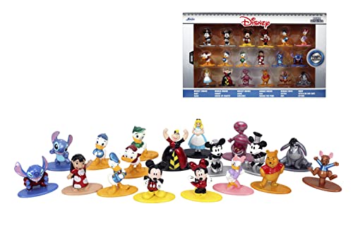 Jada Toys Disney 1.65" 18-Pack Series 1 Die-cast Collectible Figures, Toys for Kids and Adults (33201)