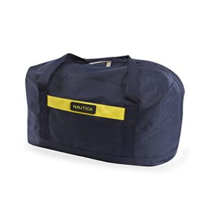 Nautica Pathfinder 2pc Softside Luggage Set, Navy/Yellow