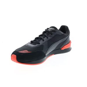 puma mens porsche pl low racer black motorsport inspired sneakers shoes 7.5