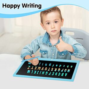 LCD Writing Tablet, Electronic Writing Drawing Colorful Screen Magnetic Doodle Board, EooCoo 15" Handwriting Drawing Tablet Gifts for 3 4 5 6 7 Years Old Kids and Adults at Home, School, Office, Blue