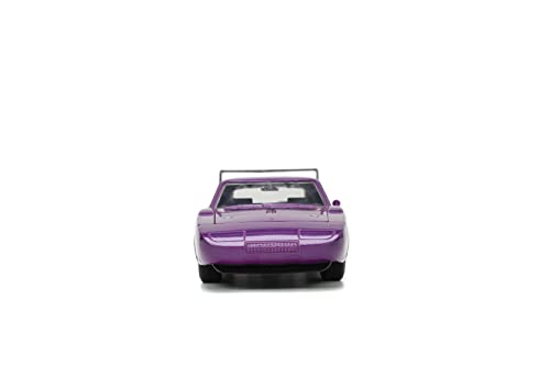 Jada Toys Big Time Muscle 1:24 1969 Dodge Charger Daytona Die-cast Car Purple, Toys for Kids and Adults