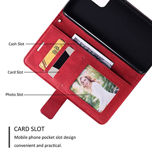 Flip Smartphone Case Wallet for Oppo Reno 6 Pro 5G Puan Leather Flip Case Folio with Card Holders [TOCHOP TPU Shell Interior] Phone Cover, Protective Case