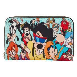 loungefly a goofy movie moments zip around wallet