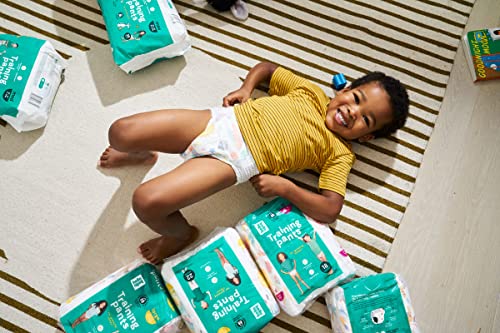 Hello Bello Premium Training Pants Size 4T-5T I 72 Count of Disposeable, Gender Neutral, Eco-Friendly, and Potty Training Underwear with Snug and Comfort Fit for Toddlers on The Move I Li'l Barkers