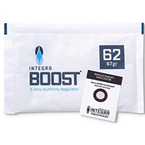 Integra Boost RH 2-Way Humidity Control, 62 Percent, 67 Gram (Pack of 6)