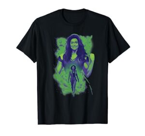 marvel she-hulk: attorney at law jennifer transformation t-shirt