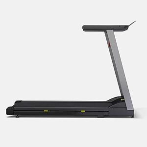 SSPHPPLIE 300 lb Capacity Foldable Treadmill - 3.0HP Portable Folding Treadmills for Home & Office, with Online Events, 12 Programs(App) (Yellow Logo)