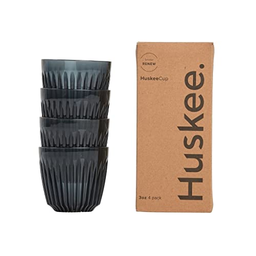 Huskee 3oz Renew Espresso Cup 4 Pack - Smoke