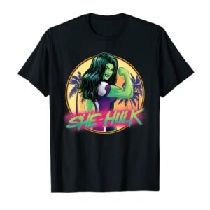 Marvel She-Hulk Jennifer Walters Palm Tree Flex T-Shirt