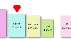 Dashboard Semi-Transparent Blank Top Index Dividers for 9-Discs Classic Happy Planners