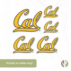 University of California Berkeley Sticker Golden Bears Cal UC Stickers Vinyl Decals Laptop Water Bottle Car Scrapbook T3 (Type 3-3)