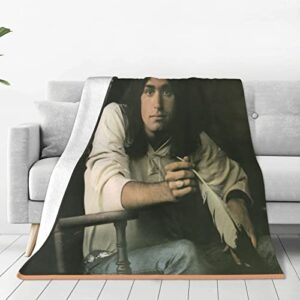 flannel blanket dan fogelberg soft lightweight throw blanket warm durable sofa couch decor beding 50"x40"