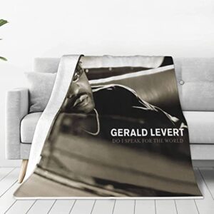 flannel blanket gerald levert soft lightweight throw blanket warm durable sofa couch decor beding 50"x40"