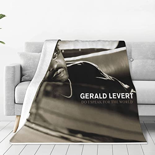 Flannel Blanket Gerald Levert Soft Lightweight Throw Blanket Warm Durable Sofa Couch Decor Beding 50"X40"