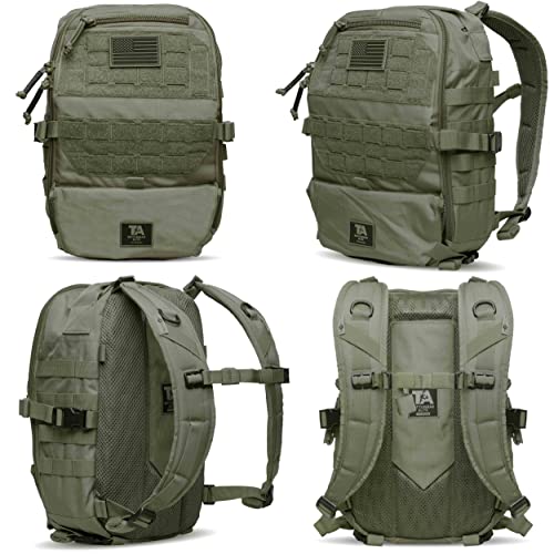 BattlePack Elite | Standalone and Tactical Vest Backpack | Combat Veteran Owned Company | 1 Day Assault Pack | Outdoors Pack Ranger Green