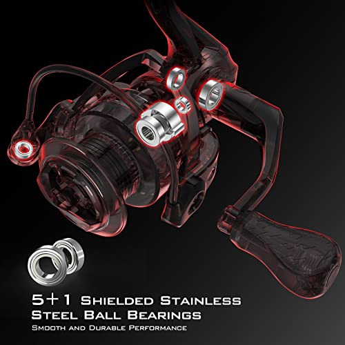 KastKing Royale Legend II Spinning Fishing Reel, 5.2:1 Gear Ratio, Size 4000, Up to 22 Lbs Carbon Drag, Fresh & Saltwater Spinning Reel