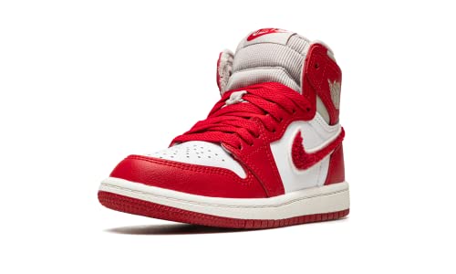 Jordan Boy's Jordan 1 High OG (Little Kid) Light Iron Ore/Varsity Red/Sail 2.5 Little Kid M