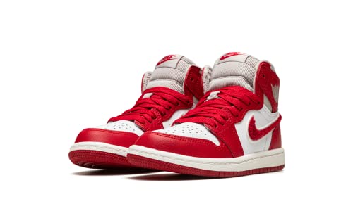 Jordan Boy's Jordan 1 High OG (Little Kid) Light Iron Ore/Varsity Red/Sail 2.5 Little Kid M