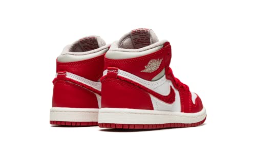 Jordan Boy's Jordan 1 High OG (Little Kid) Light Iron Ore/Varsity Red/Sail 2.5 Little Kid M