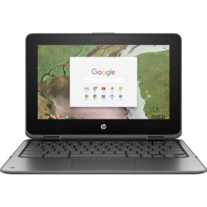 hp chromebook x360 11 g1 ee 11.6" touch 4gb 32gb ssd celeron� n3350 1.1ghz chromeos,�gray (renewed)