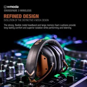 V-MODA Crossfade 3 Wireless, Matte Black