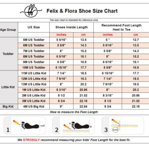 Felix & Flora Toddler Little Girl Navy Blue Mary Jane Dress Shoes - Ballet Flats for Easter Flower Girl Party School Shoes（Navy Blue,7 Toddler