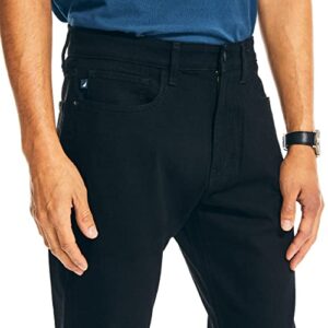 Nautica mens Nautica Vintage Straight Stretch Denim Jeans, Black Ink, 30 US