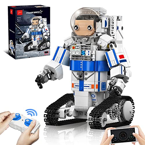 JCC Robot Building Toys for Kids, Robot Sets for 8-16 Year Old Boys and Girl, APP Remote Control STEM Projects Assembly Educational Science Building Block Kits, Gift for Birthday Christmas (493 Pcs)