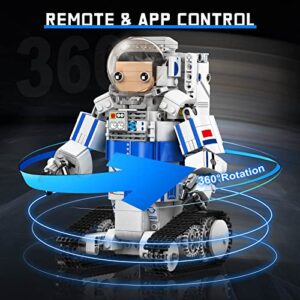 JCC Robot Building Toys for Kids, Robot Sets for 8-16 Year Old Boys and Girl, APP Remote Control STEM Projects Assembly Educational Science Building Block Kits, Gift for Birthday Christmas (493 Pcs)