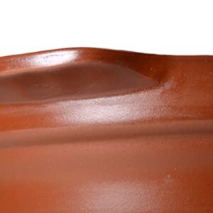 Casserole Clay Pot Heat-resistant Premium Ceramic 60oz Bowls Lid Cooking Soup Red Sand